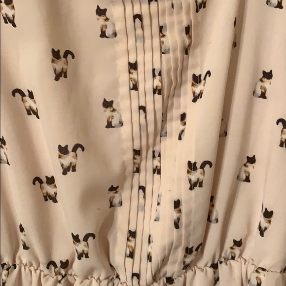 Dresses | Size Medium Vintage Inspired Kitty Cat Dress | Poshmark